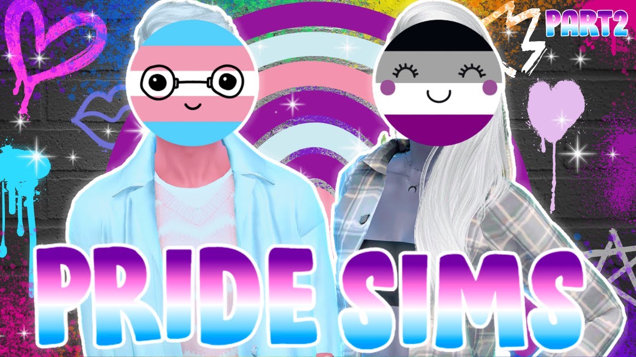 🏳️‍🌈Pride Flag Sims🏳️‍🌈 Part 2 * Happy Pride Month!! The Sims 4 Part 2 ...