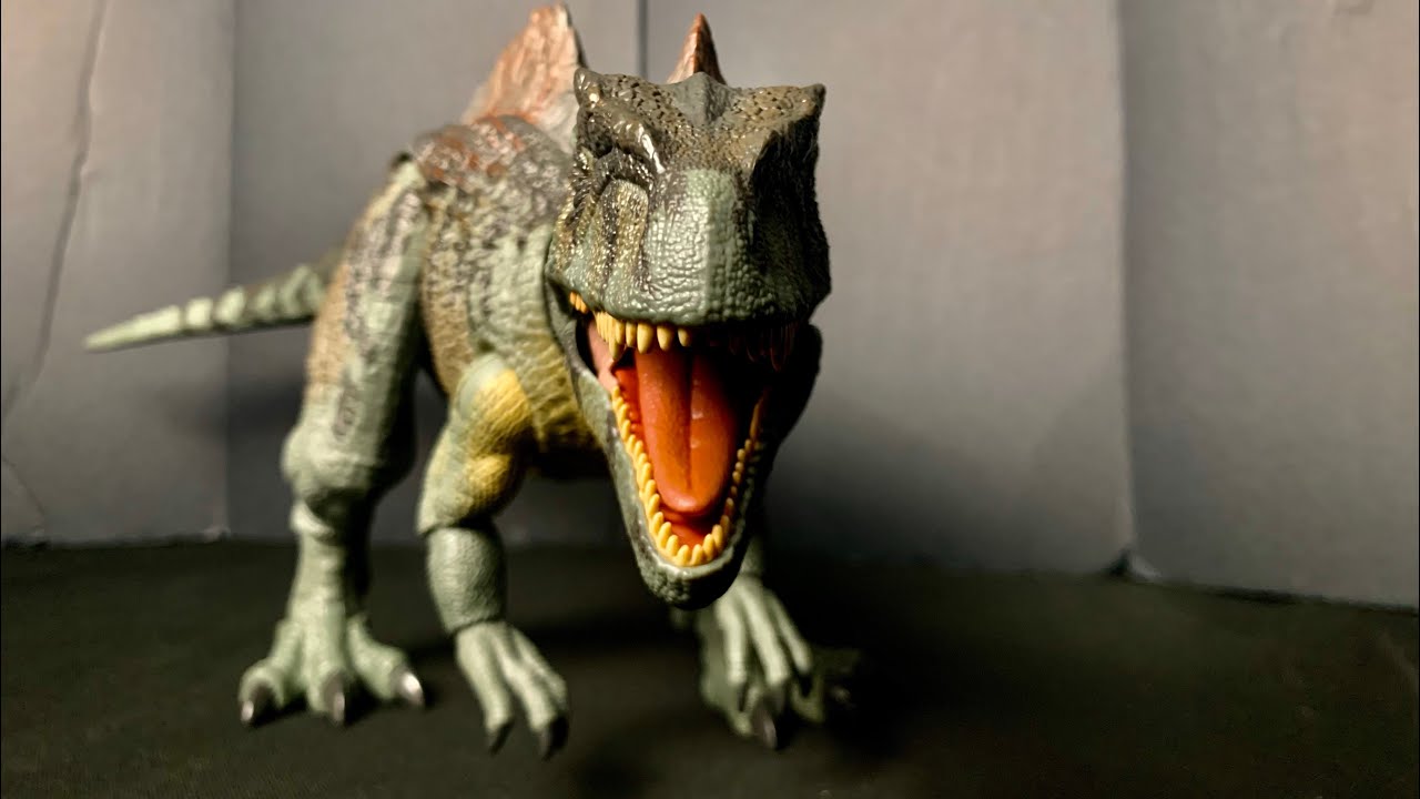 Jurassic world hammond collection giga escapes short stop motion test ...