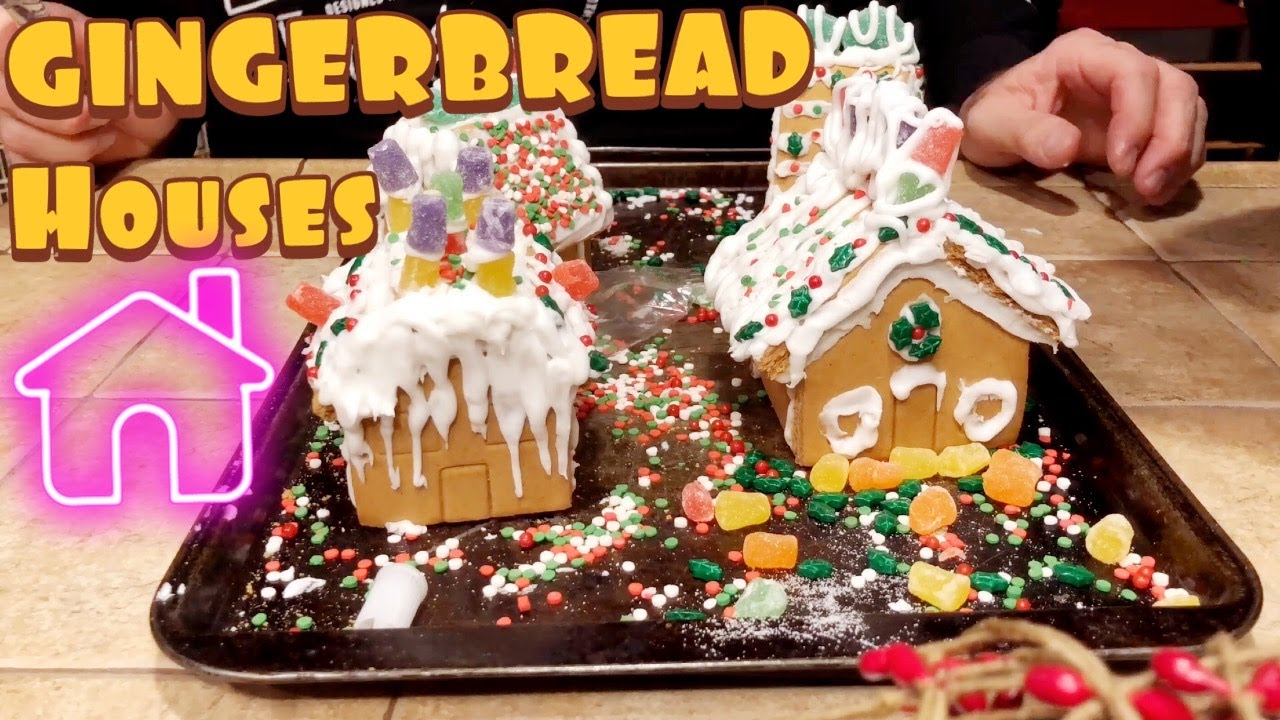 Gingerbread Houses || TIME LAPSE || The gingerbread man story # ...