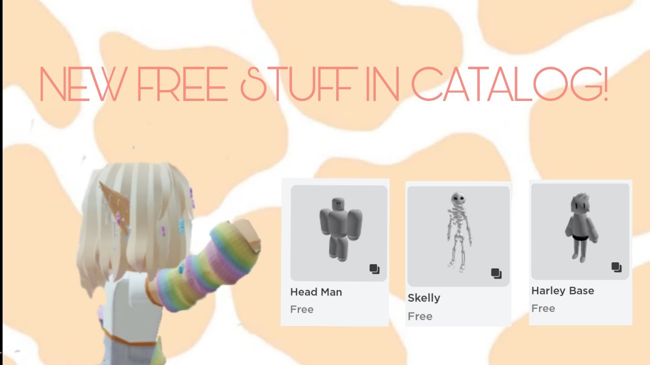 New 🆓 stuff in catalog!! + Free Avatar Ideas! - YouTube