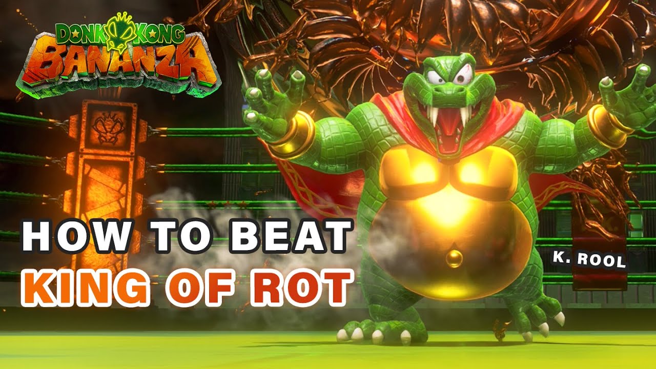 How to Beat K Rool, King of Rot Boss Fight Donkey Kong Bananza - YouTube