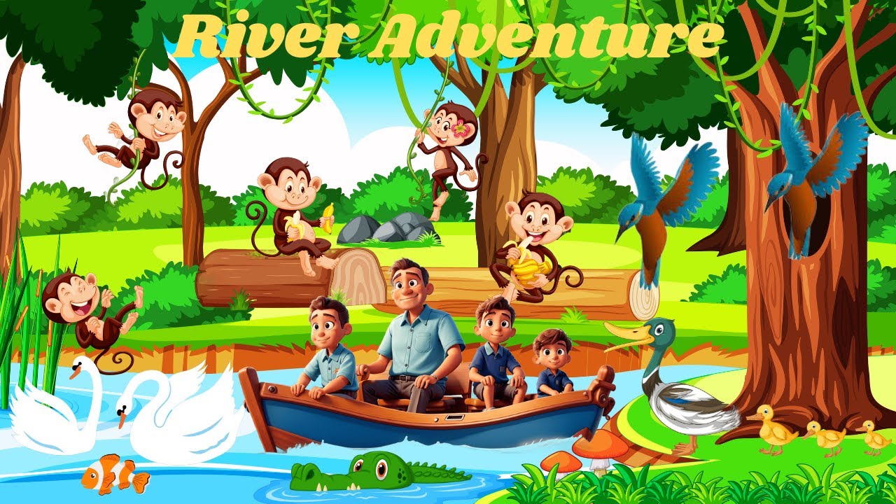 River Adventure: Exploring Nature's Animal Wonders.🚣⛵️ - YouTube