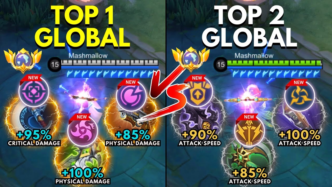 TOP 1 GLOBAL MIYA VS TOP 2 GLOBAL MIYA (WHO WILL WIN?) │ BUILD TOP ...