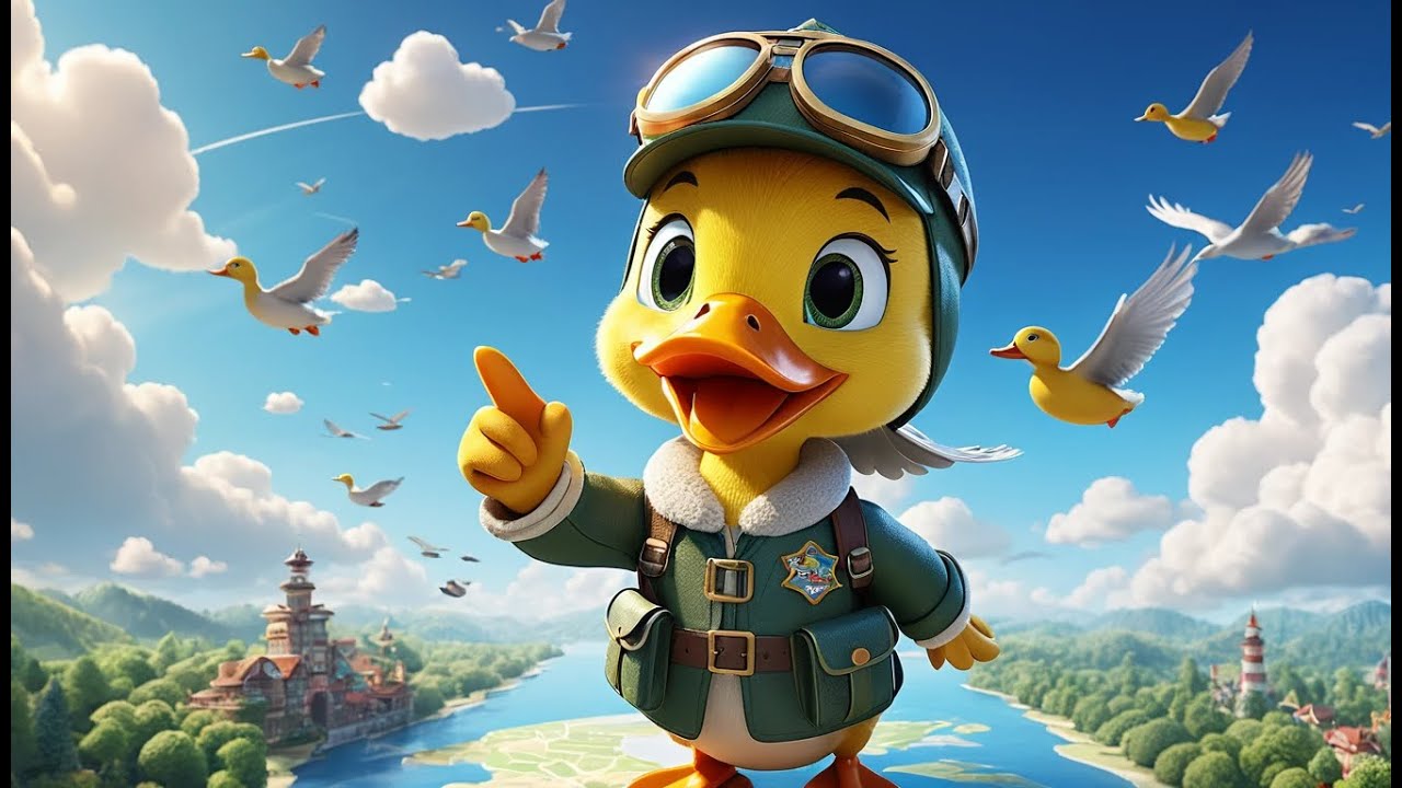 Ducky Flappy Wings Go Flap Flap Flap | Lively Duck Song for Toddlers ...