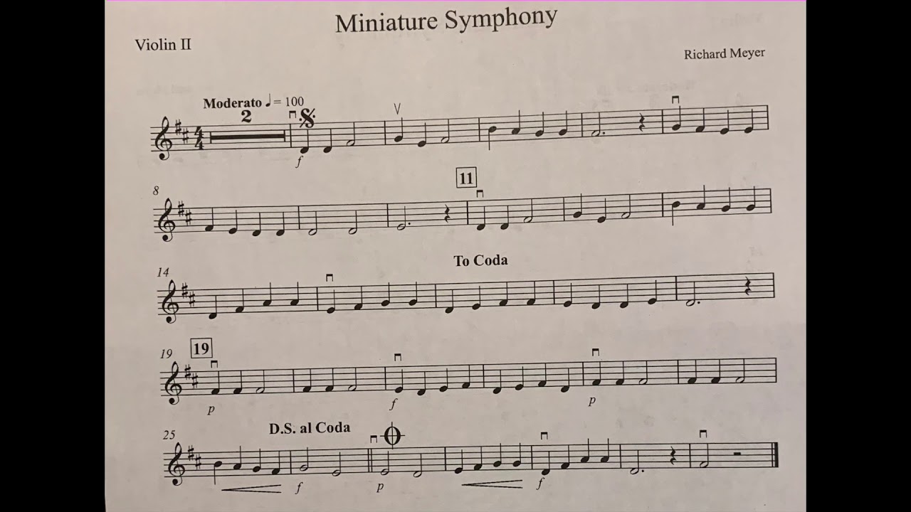 Miniature Symphony Violin 2 - YouTube