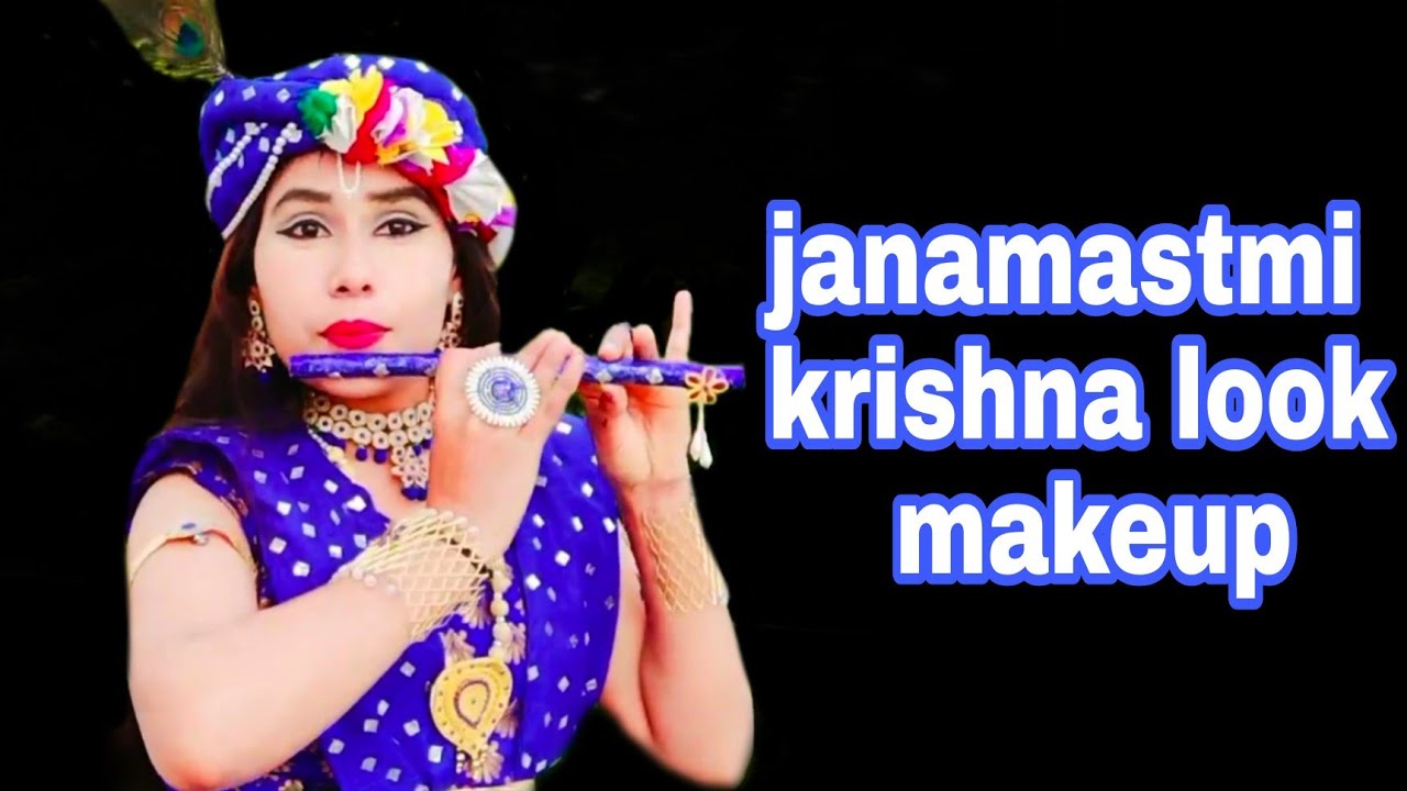 janamastmi special krishna look makeup😍ll - YouTube