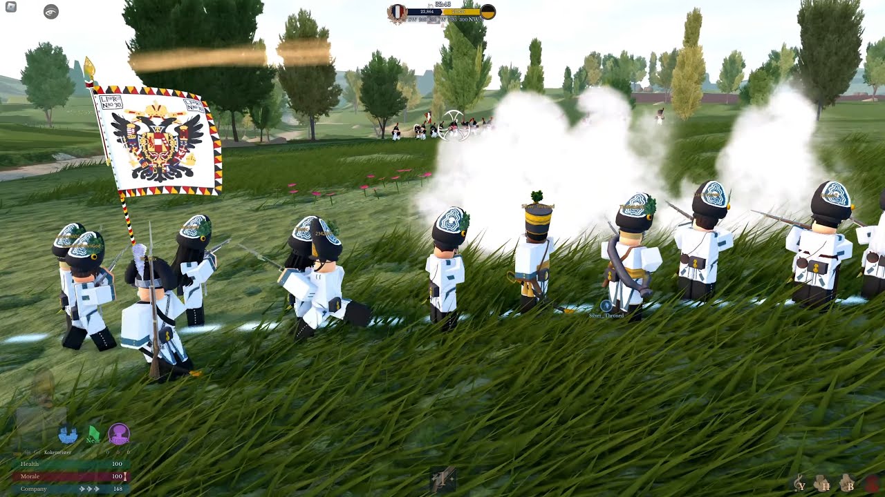 Napoleonic Wars | Erste Korps vs Cinquieme Corps | Roblox - YouTube