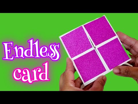 Endless card | DIY never ending card - YouTube