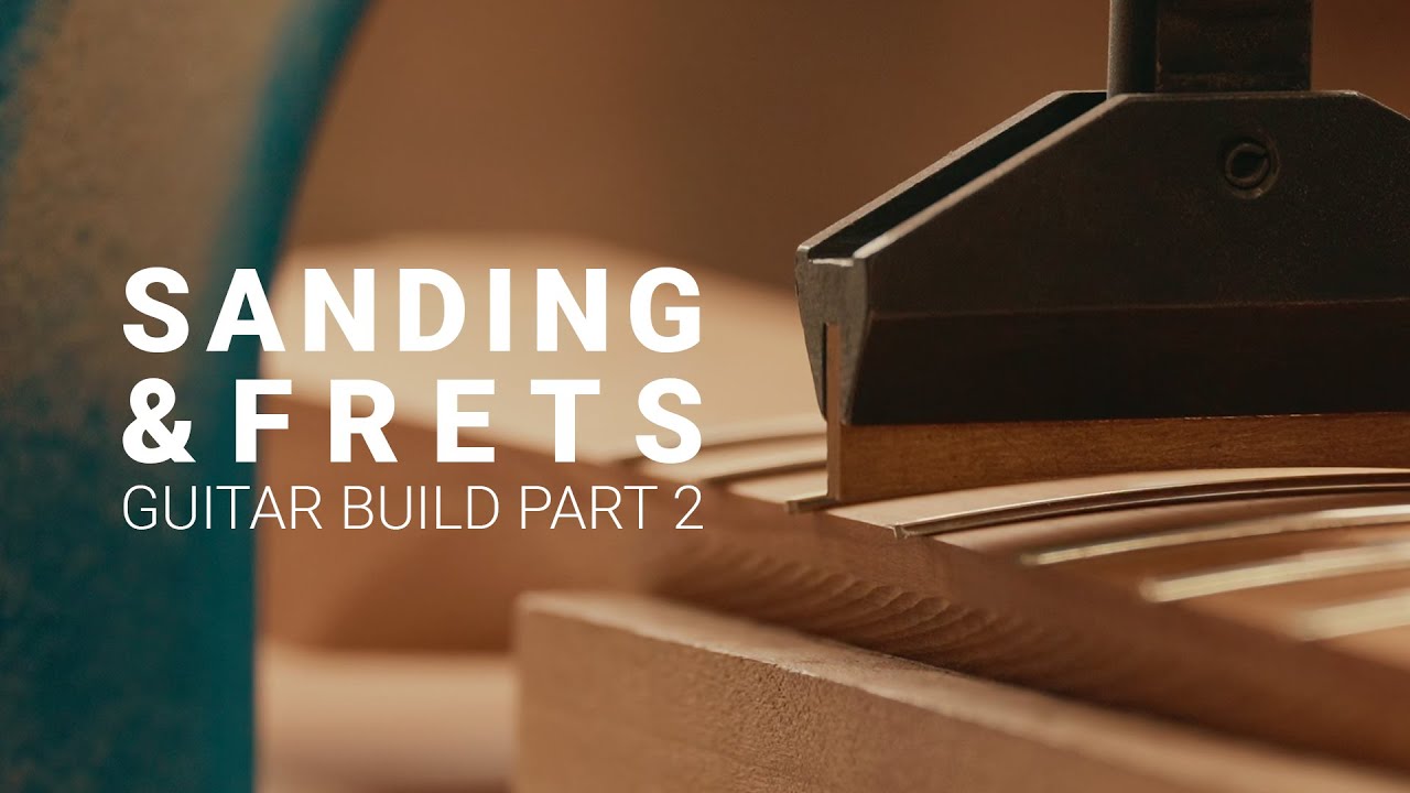Creating an Iconic Guitar - Part 2 - Sanding and Frets - YouTube