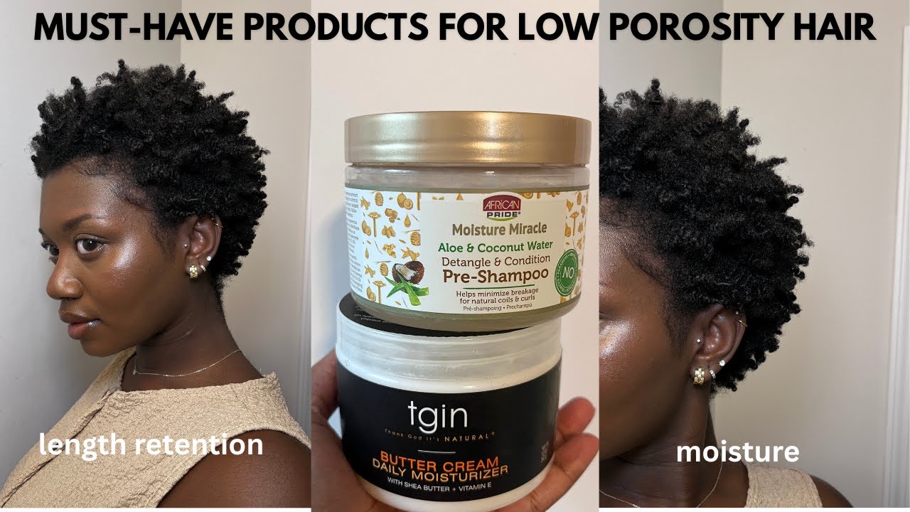 Essential Products for Type 4 NATURAL Hair|LENGTH RETENTION (low ...