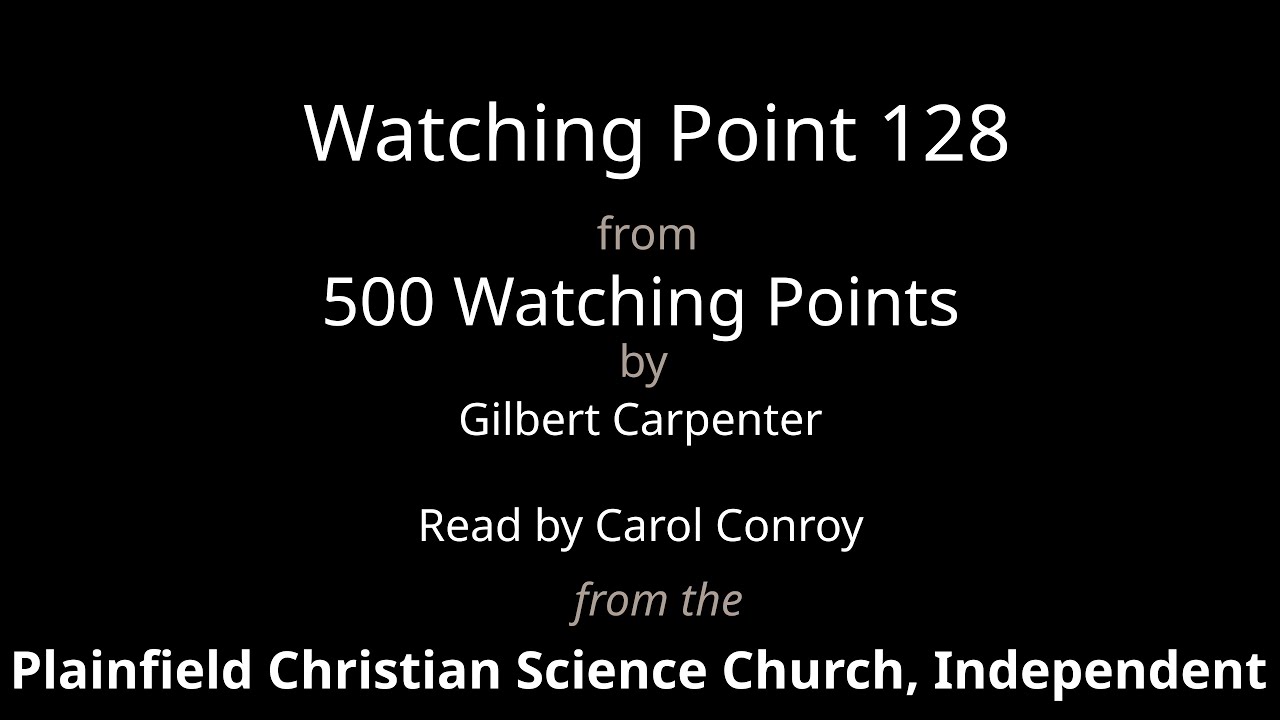 Watching Point 128, from 500 Watching Points by Gilbert Carpenter - YouTube