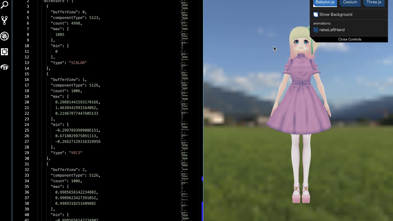 20190604 VSCode gltf preview - YouTube