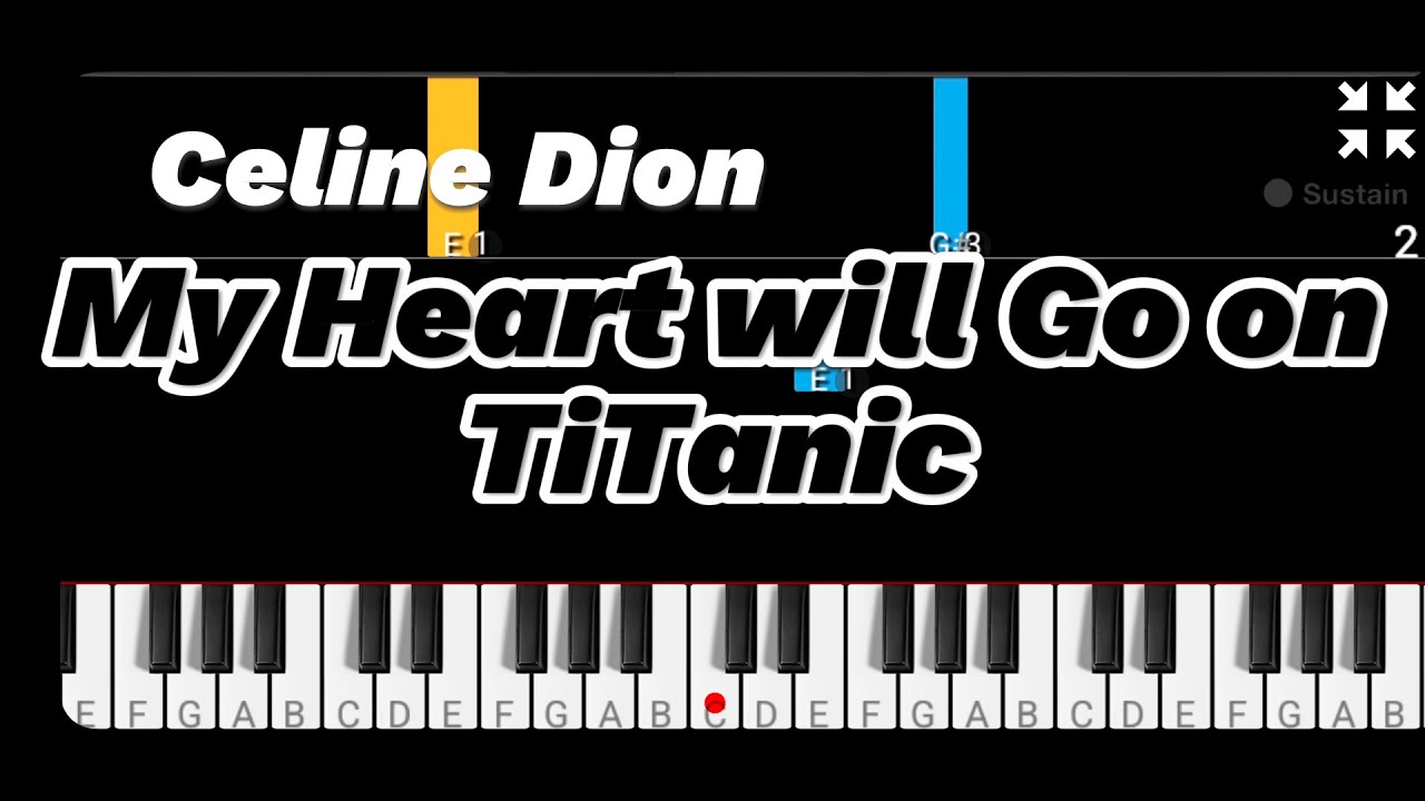 Celine Dion - My Heart Will Go On. Titanic on Piano - Easy Tutorial ...