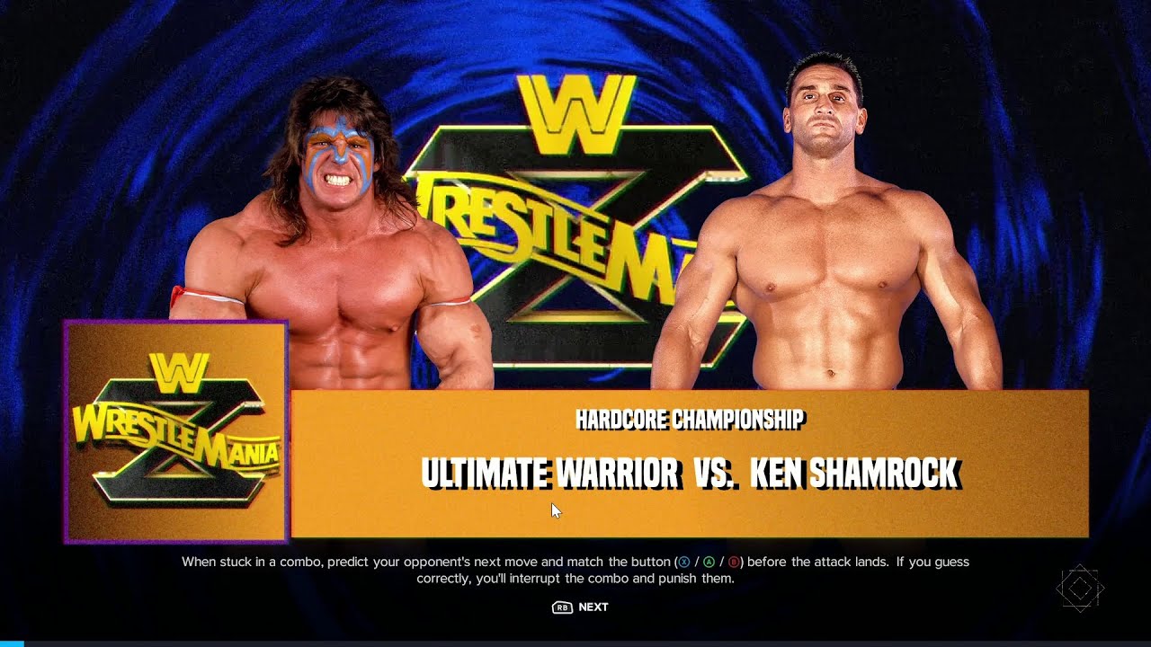 WWE 2K24 FULL MATCH — Ultimate Warrior Vs Ken Shamrock — WWE Title ...