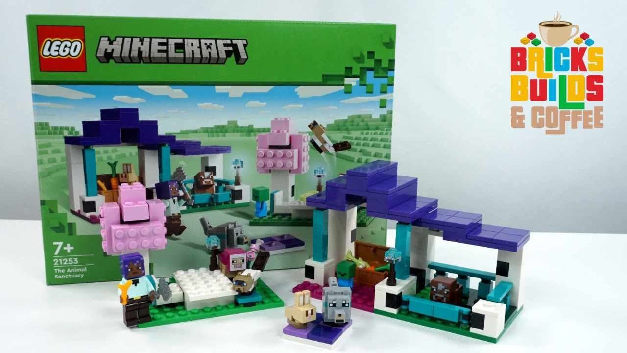 Lego Minecraft 21253 Minecraft The Animal Sanctuary Speed Build Review ...