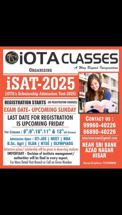 iSAT 2025 Phase 01 - YouTube