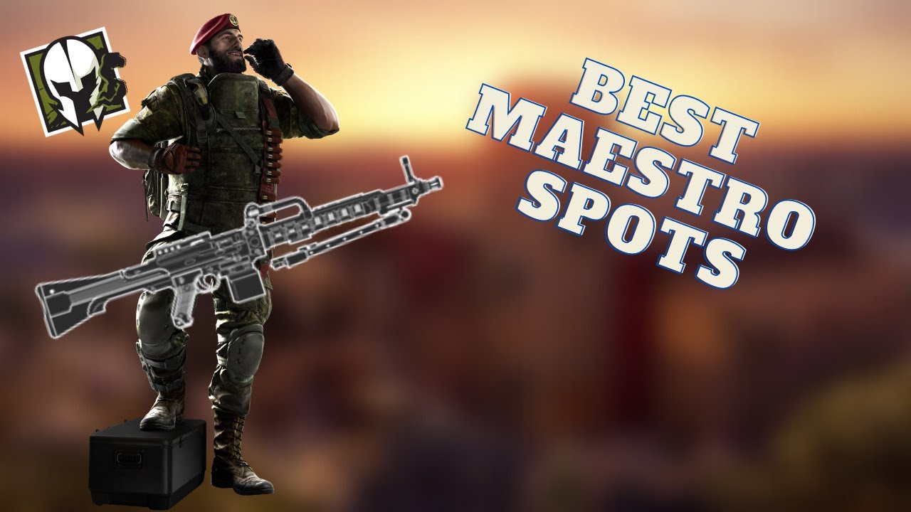 Some great Maestro turret spots - Rainbow Six Siege - YouTube