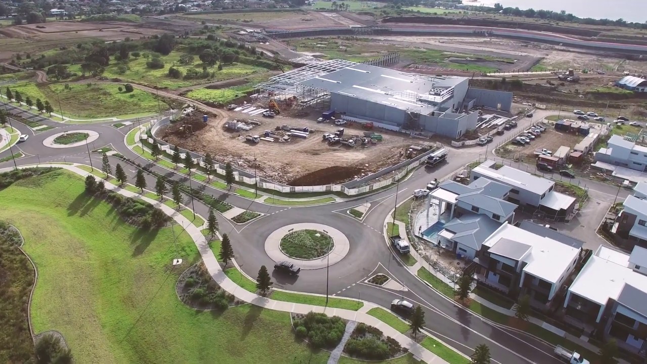 The Waterfront, Shell Cove Construction Update May 2018 - YouTube