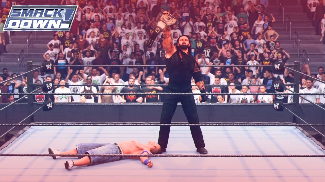 FULL SEGMENT : Attack of Math on John Cena with WWE Title : SmackDown ...