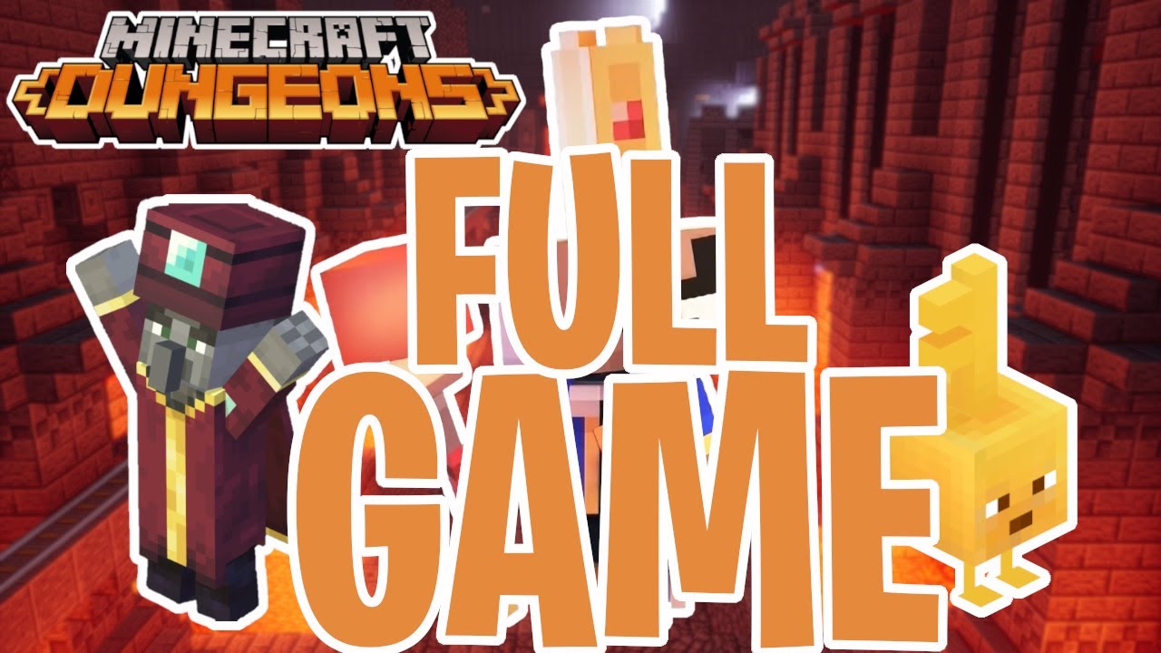 Minecraft Dungeons Full Gameplay Walkthrough! (Full Game)(All Bosses ...