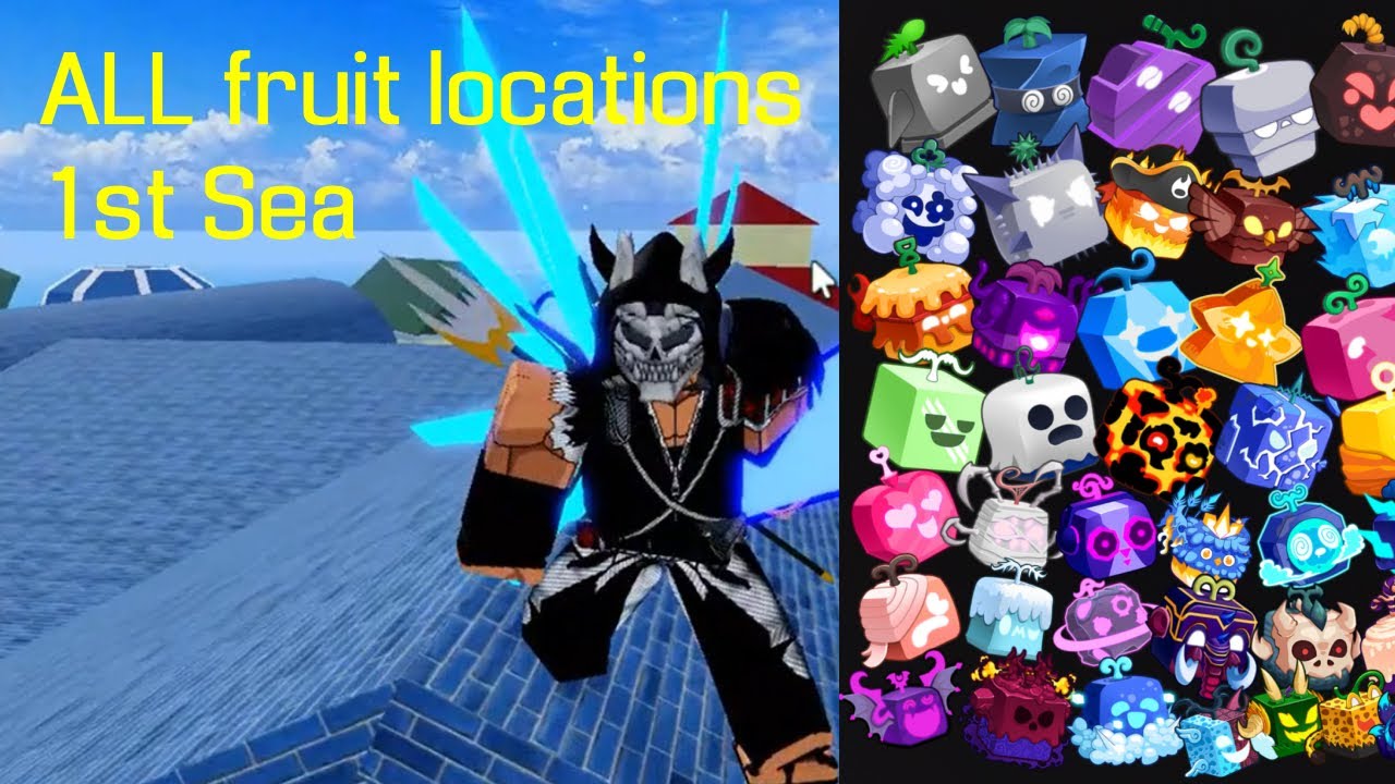 Blox fruit Tutorial - How to find fruits in the first sea! #bloxfruit ...