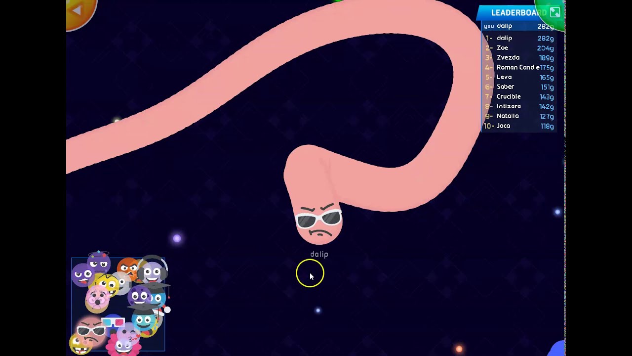 Emoji snakes game in Friv - YouTube
