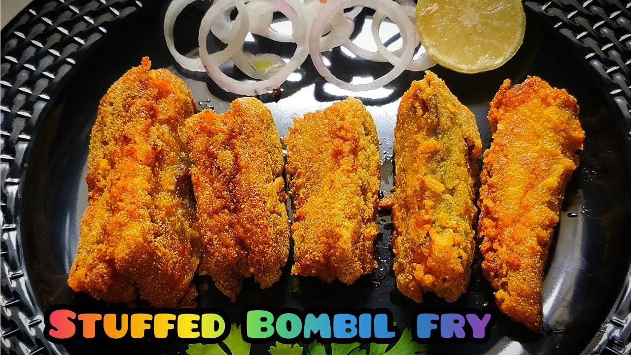 Hotel Style Stuffed Bombil fry recipe|Bombil fry recipe|Bombil Fry ...