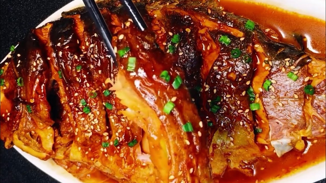 Fresh Fish Braised big carp | Fish Curry | Viral Recipe | 2024 | New ...
