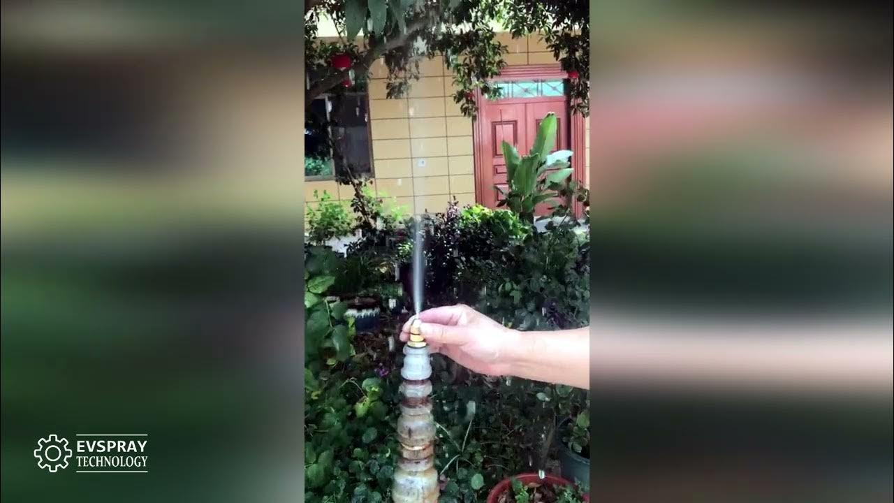 Поливочная мелкодисперсная форсунка. - YouTube