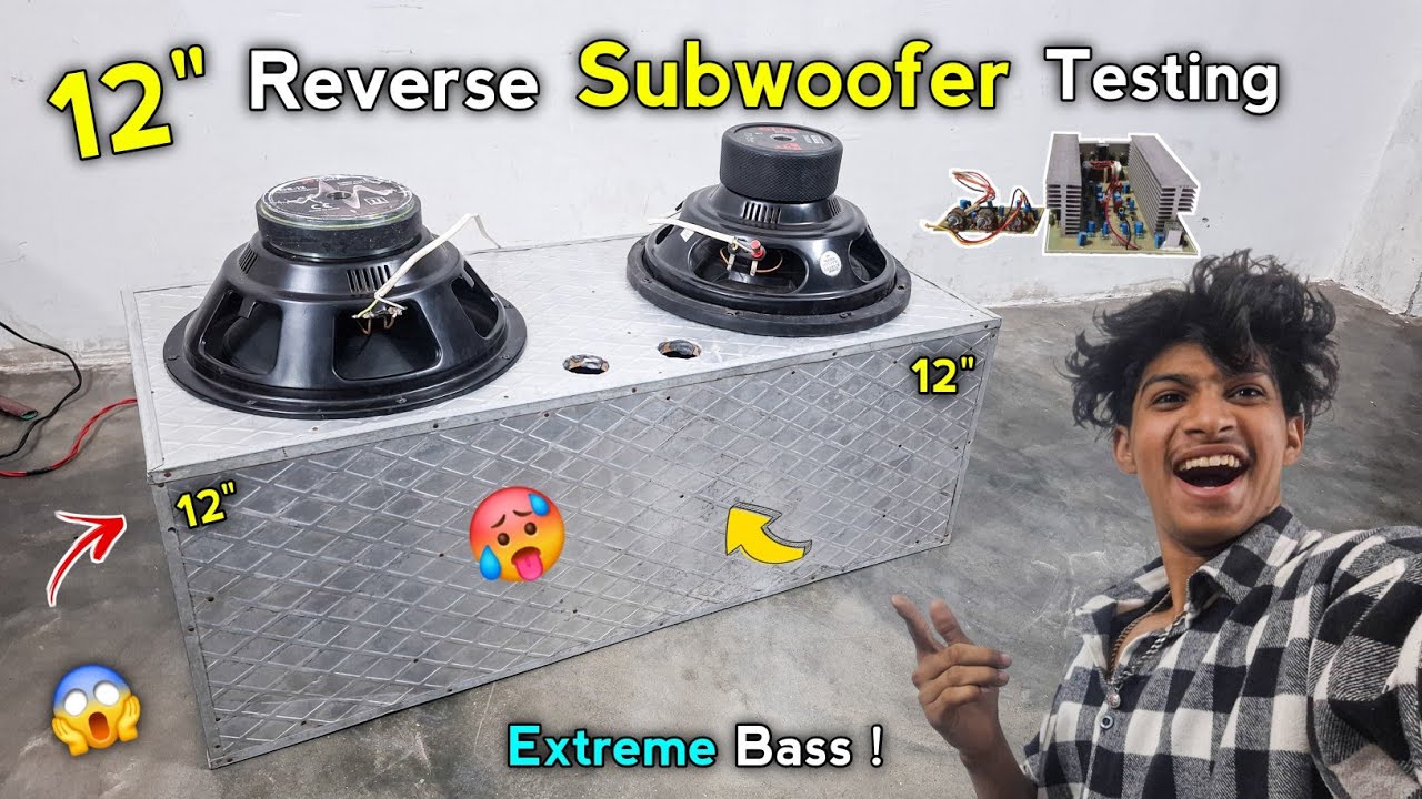 Testing Reverse 12" Subwoofer Kya Hoga Extreme Bass...! 😱🔥 - Dodj & TKR ...