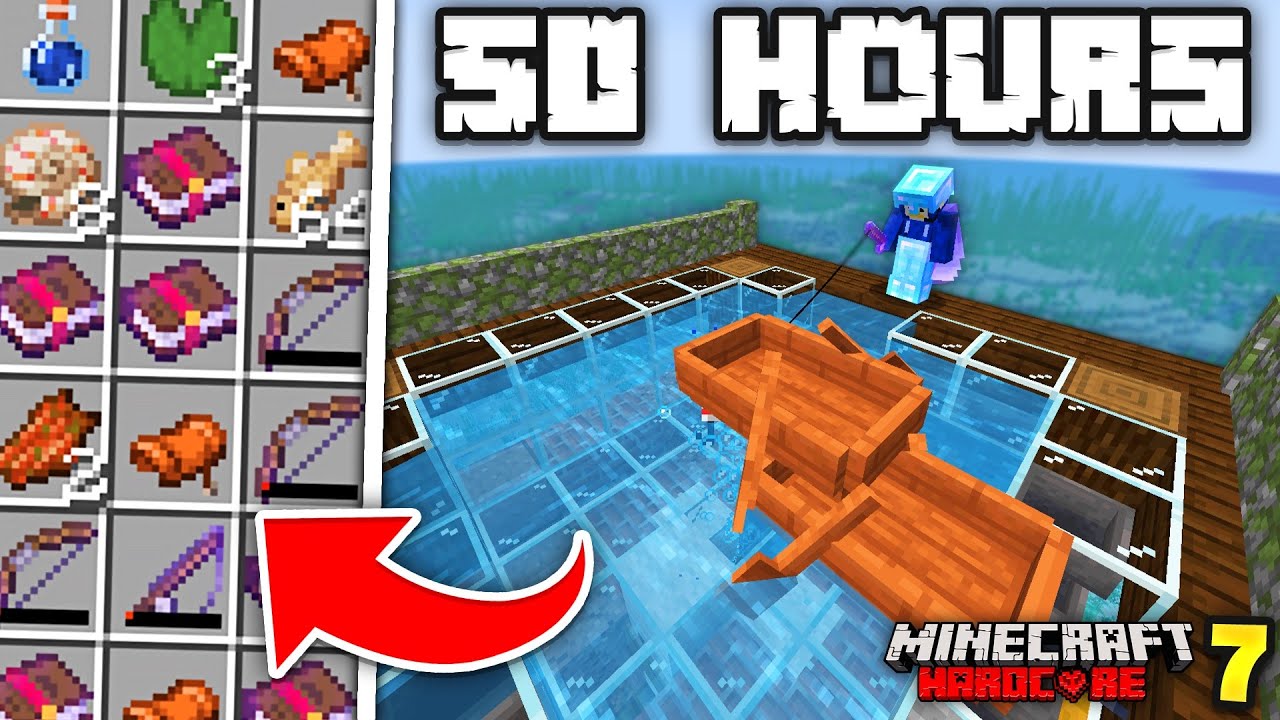I BUILT AN OP FISH FARM AND AFKED It for 50 HOURS in Minecraft 1.19 ...