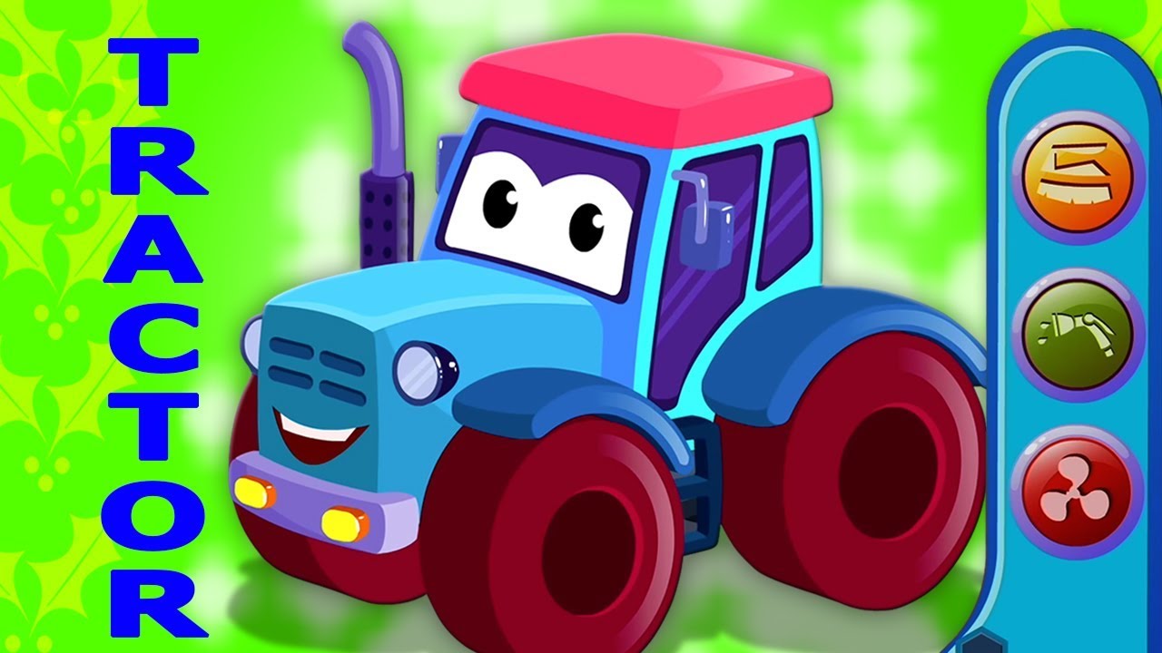 traktor | cuci mobil | mainan untuk anak-anak | Tractor | Kids Channel ...