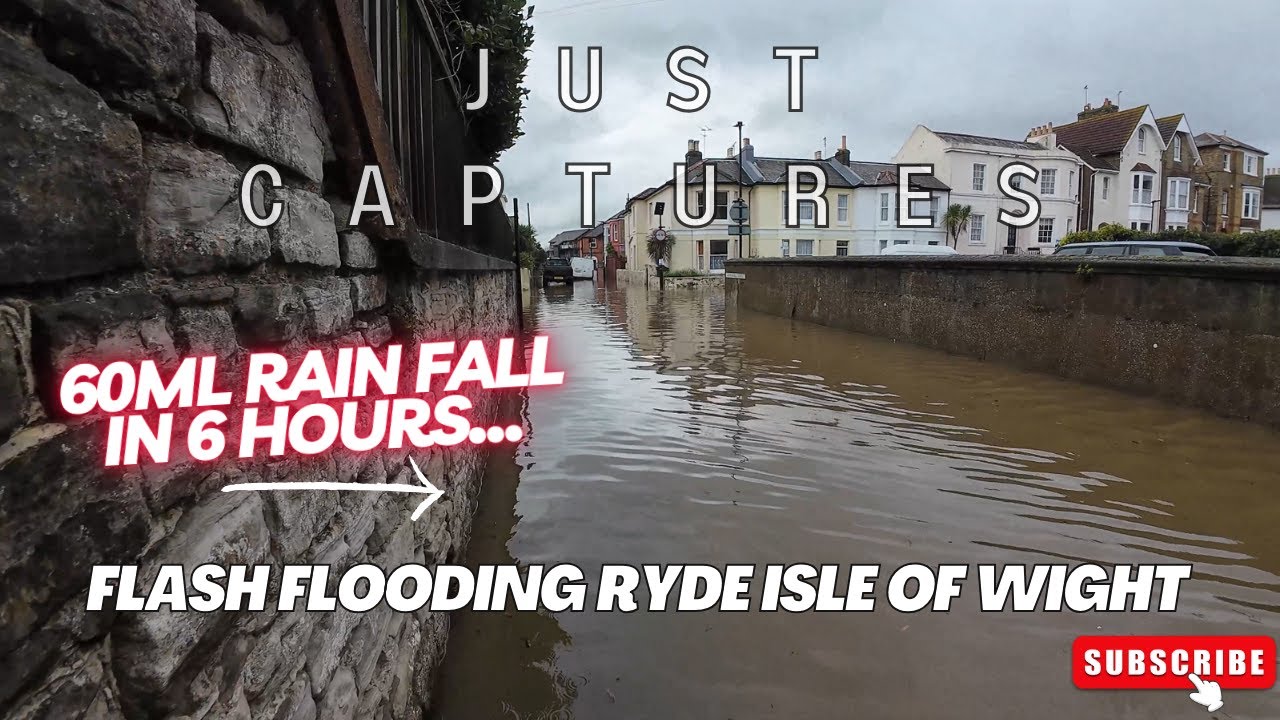 Flash Flooding Ryde Isle of Wight 60 ml In 6 Hours - YouTube