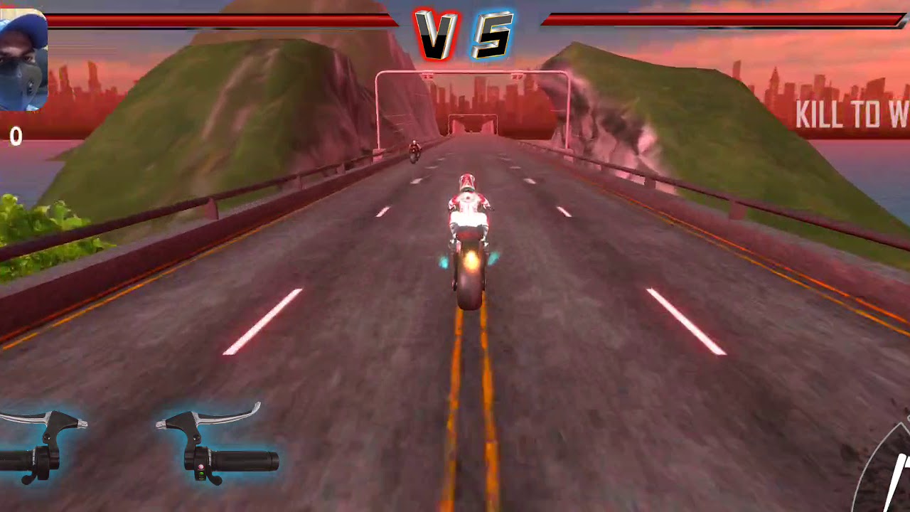 Fight on bike || unlimited game - YouTube
