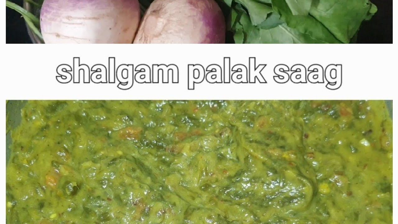 shalgam palak sabziIIshalgam palak saagIIturnip spinach recipeIIhow to ...