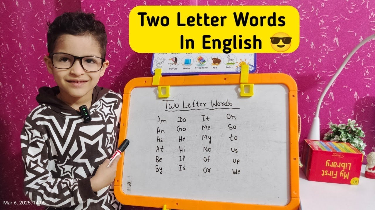 Two Letter Words 😎 || Two Letter Words In English || Phonics Lesson ...