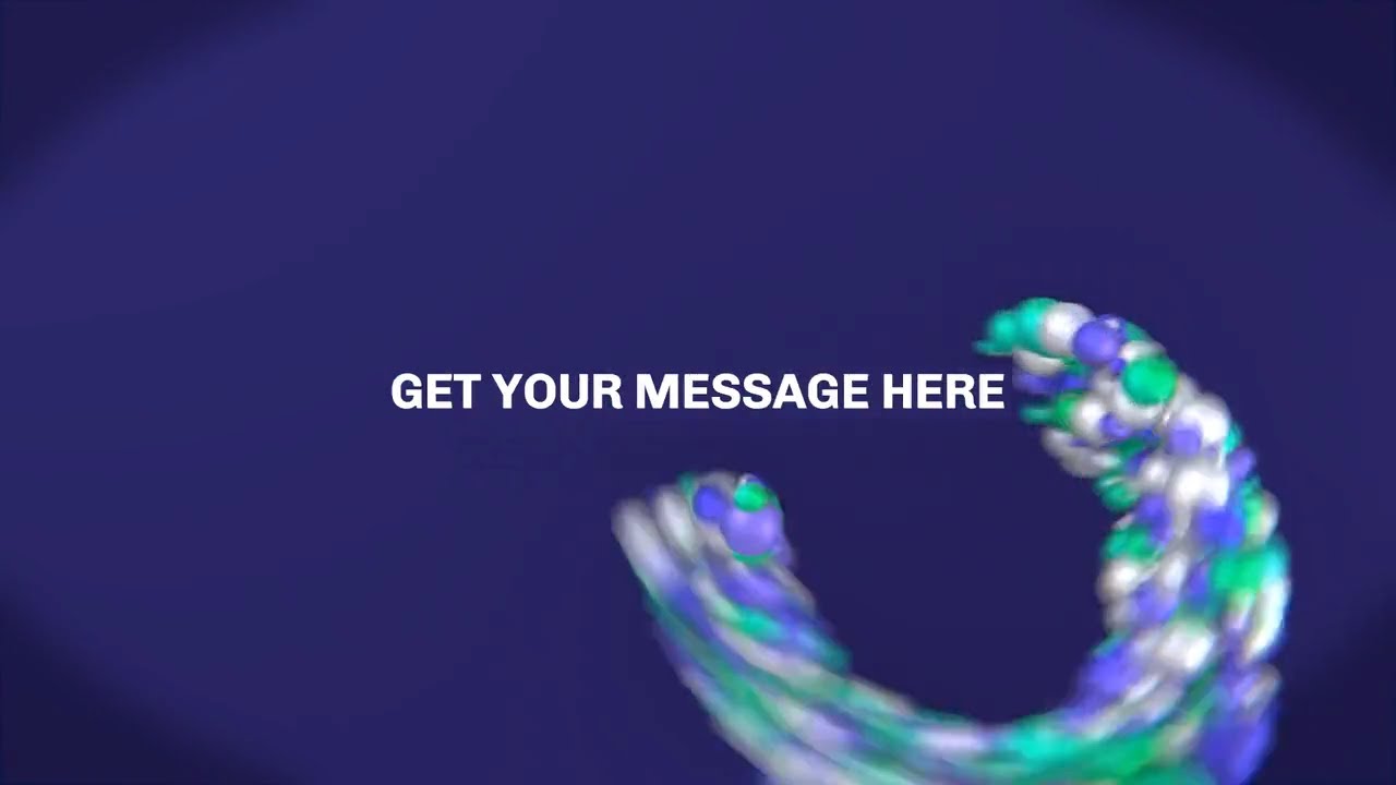 Triangle Text Loop Customizable 3-Color Orb Reveal Animation with ...