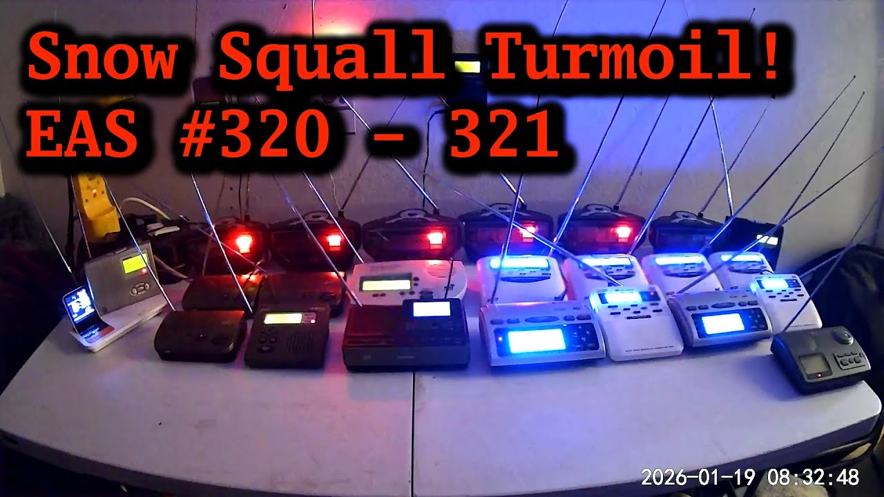 Snow Squall Turmoil! (EAS #320-321) 01/19/2026 WXL51 - YouTube
