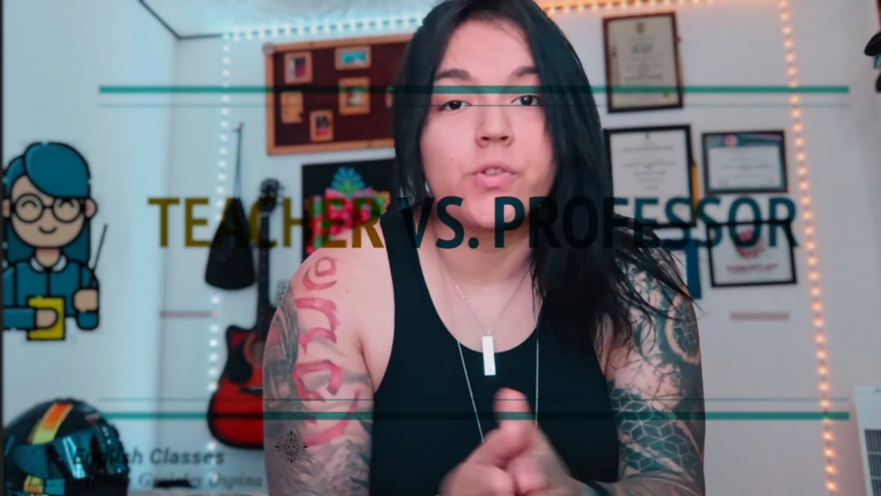 TEACHER VS.PROFESSOR - YouTube