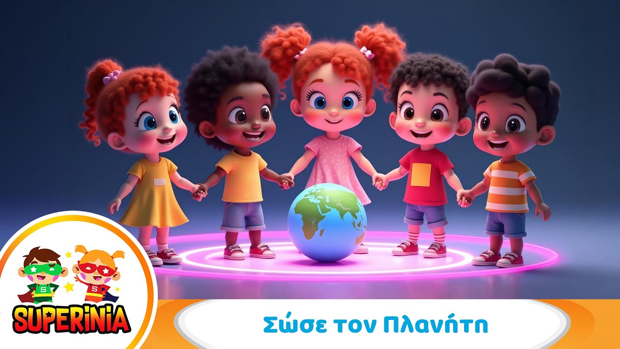 Superinia - Σώσε τον Πλανήτη 🌍 | Παιδικό τραγούδι για το περιβάλλον ...
