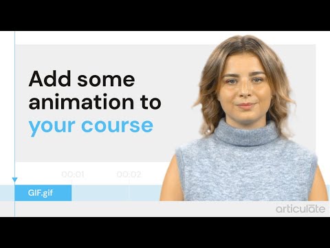 Create and add an animated GIF to Storyline 360 (AI Video) - YouTube