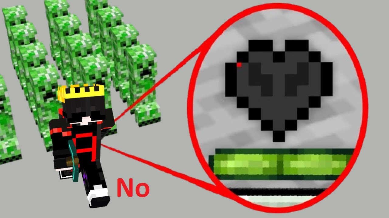 Can I Survive Just one Heart Minecraft Survival in this video - YouTube