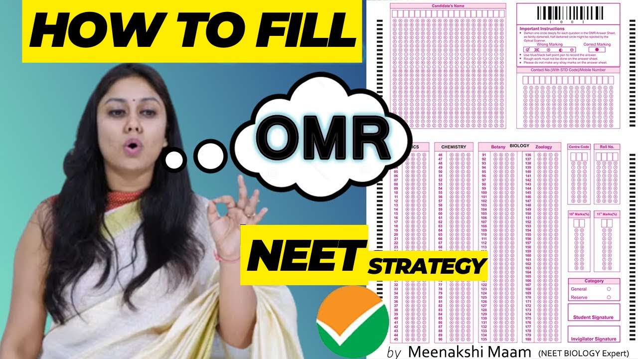 How to Fill OMR in #neet2023 | Tips to Fill OMR in NEET 2023 | neet omr ...