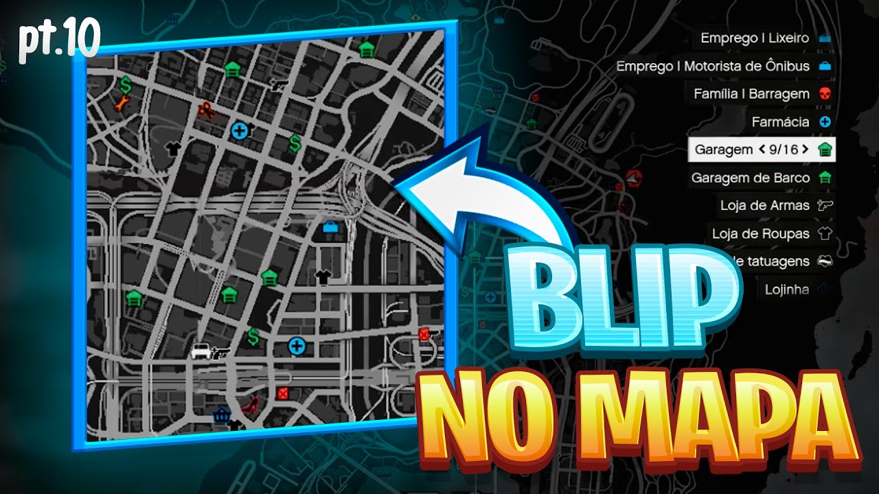 COMO CRIAR SERVIDOR DE FIVEM #10 (colocando blips no mapa) - YouTube