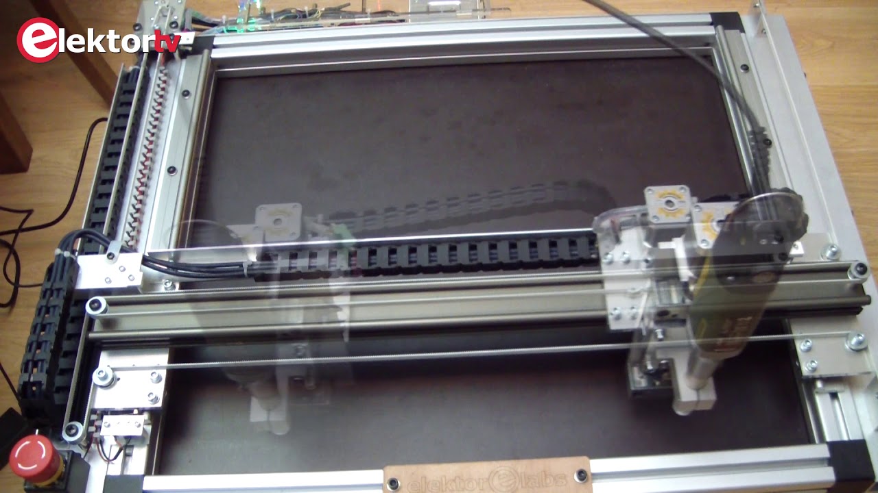 3-Axis CNC portal machine, new from Elektor.LABS - YouTube