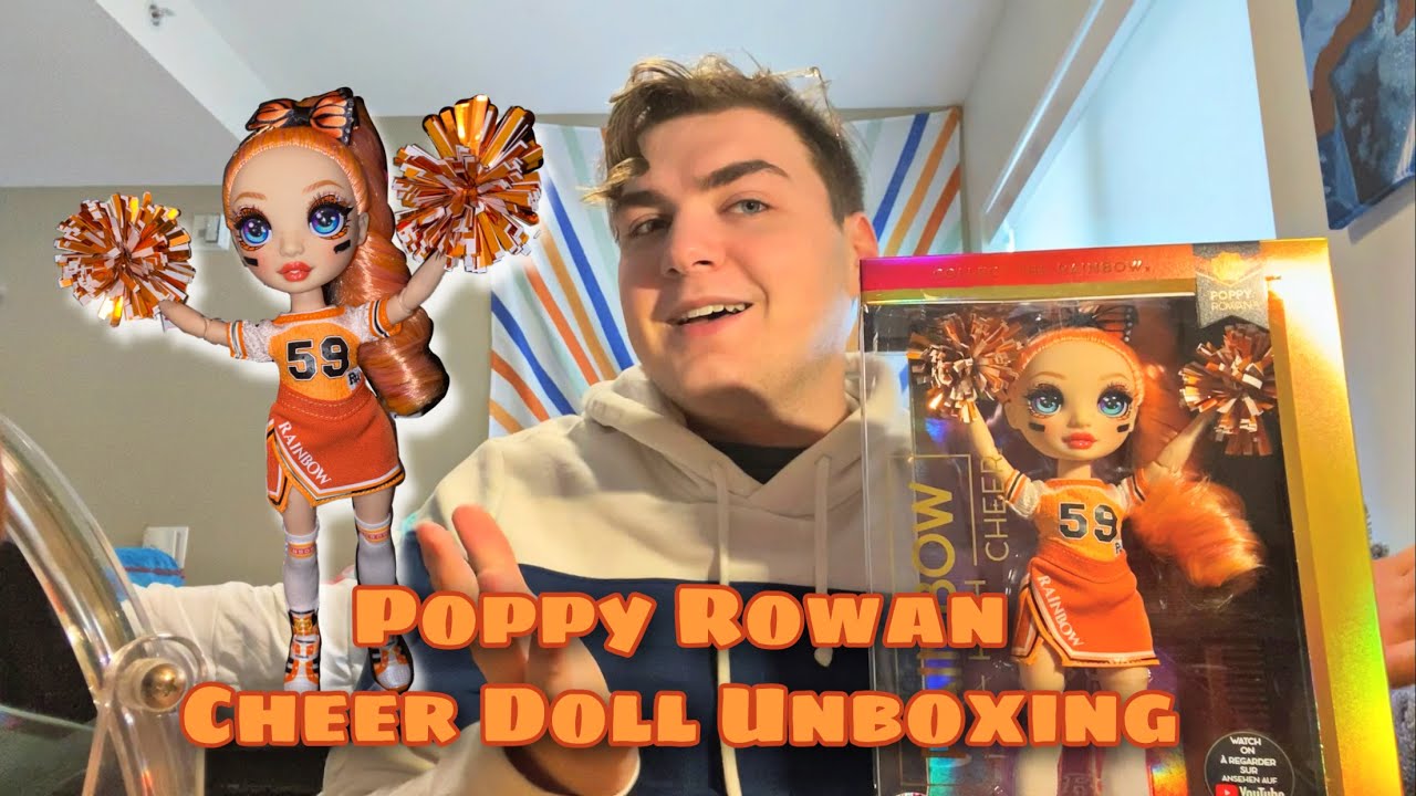 Rainbow High Poppy Rowan Cheer Doll Unboxing - YouTube