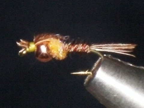 How to tie a Halfback PMD - Bead Body Emerger Pattern - YouTube