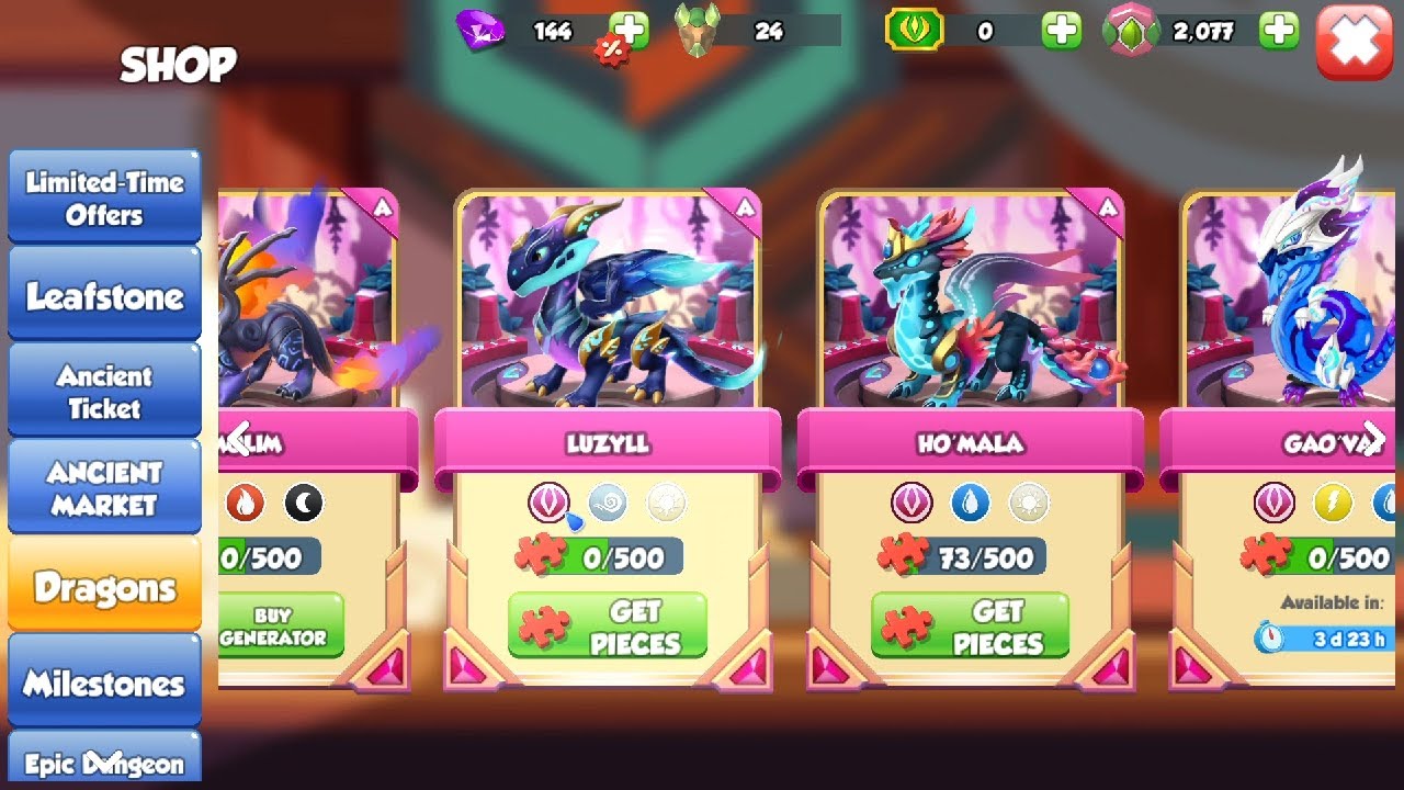 Koth'ez Returns, a new Ancient Island event - Dragon Mania Legends ...