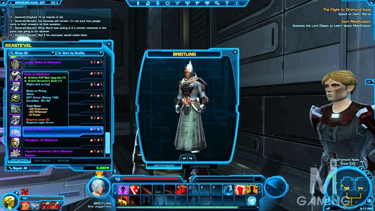 SWTOR: SITH INQUISITOR PVP ARMOR PREVIEW - YouTube