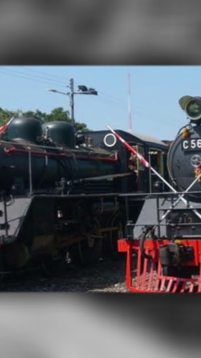 รวมรถจักรไอน้ำโมกุลC56 15 กับc56 17 - YouTube